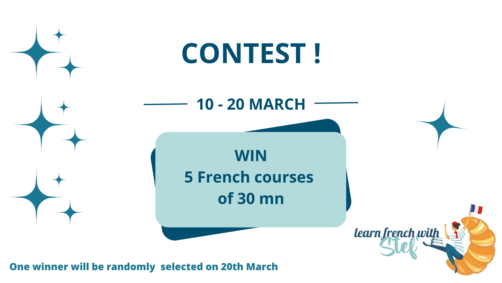 Jeu concours - Learn French with Stef